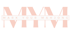 Light Blue Yee-Haw Mahj Pattern Mahjong Card Line Marker™ – Mark Your ...